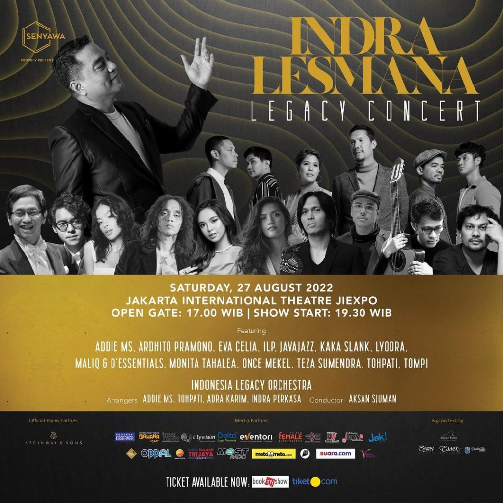 Mengingatkan Lagi, Sabtu Besok Ada Indra Lesmana Legacy Concert – Event ...