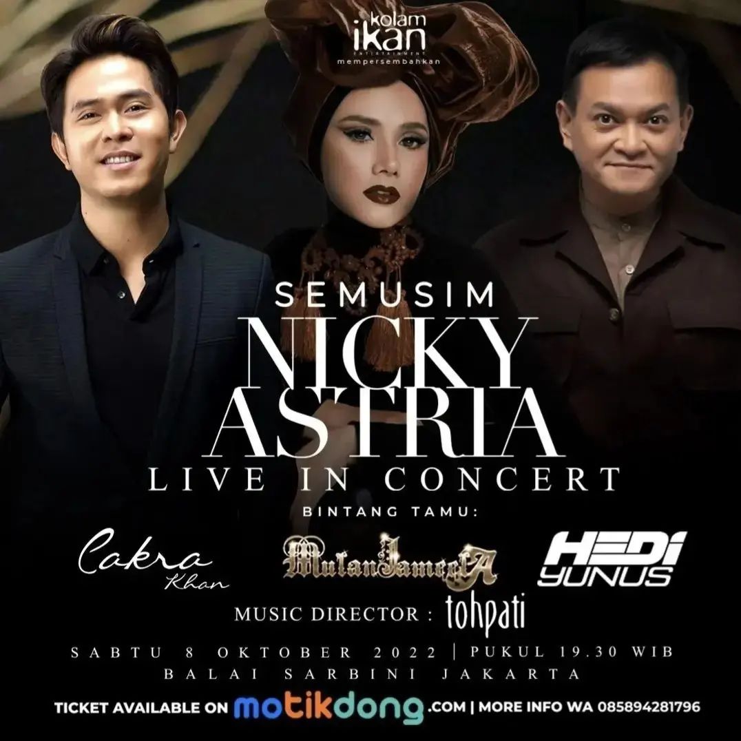 Obati Kerinduan Penggemarnya, Lady Rocker Nicky Astria Gelar Konser ...
