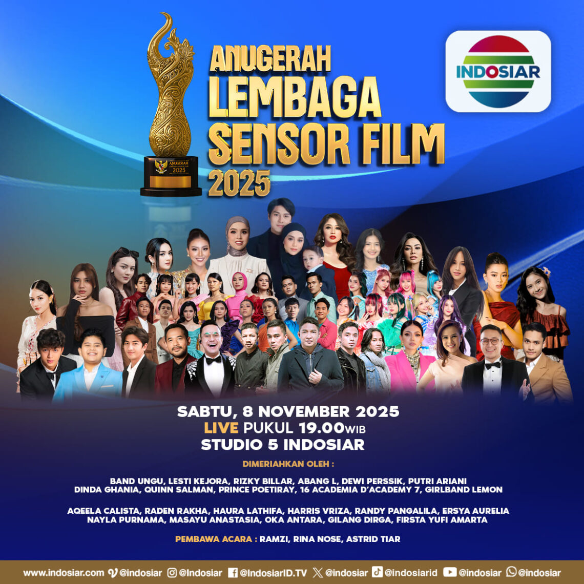 Indosiar Persembahkan Malam Anugerah LSF 2025 Unjuk Pemenang 18 ...