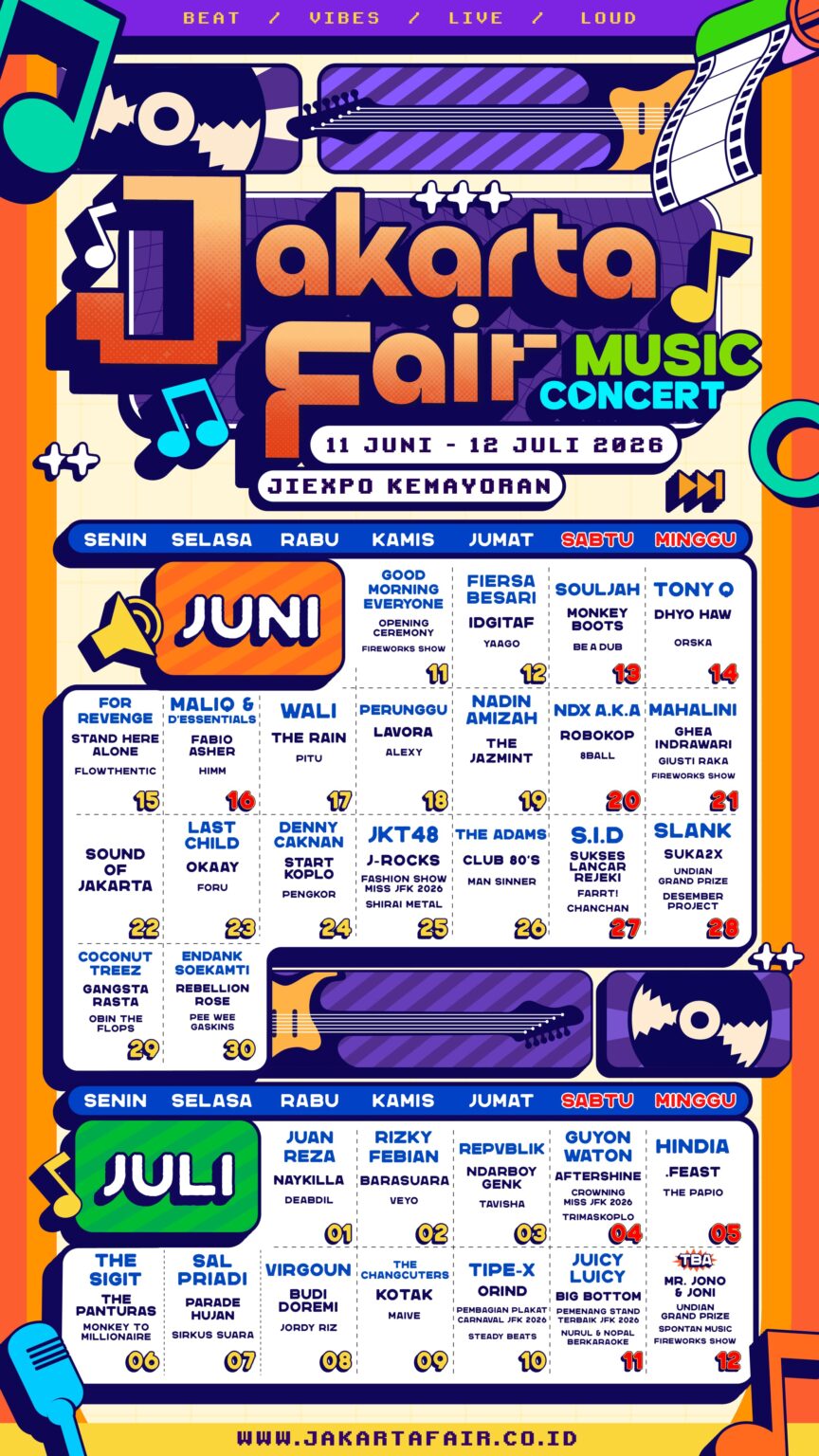 Hindia, Slank, Mahalini, J-Rocks Beserta Puluhan Musisi Siap ‘Hangatkan ...